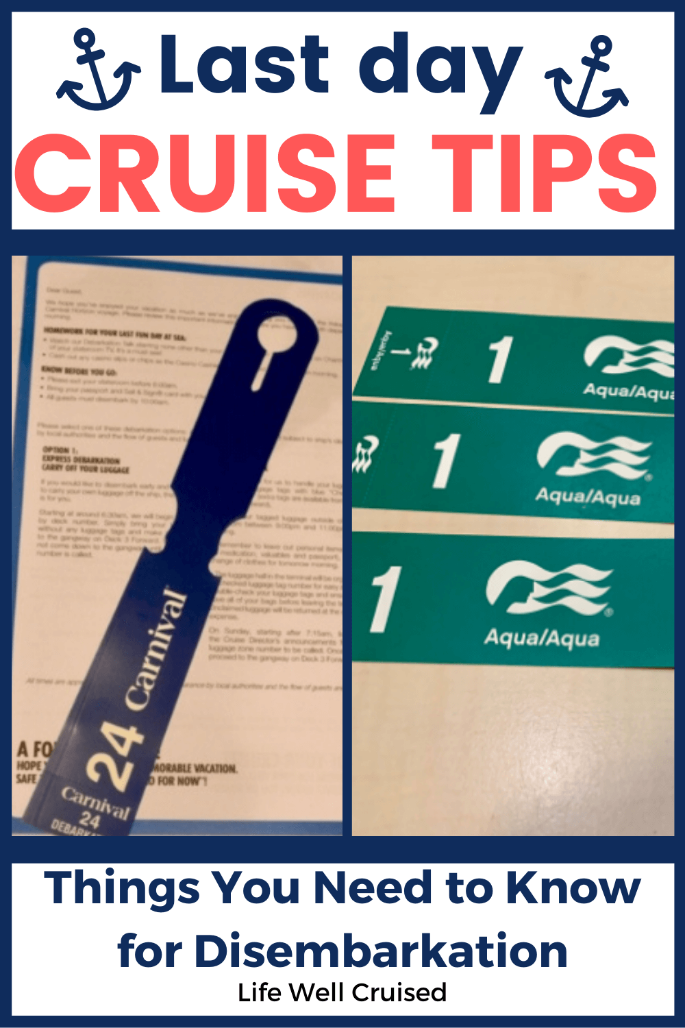 21 Cruise Disembarkation Tips You Need to Know - Life Well Cruised