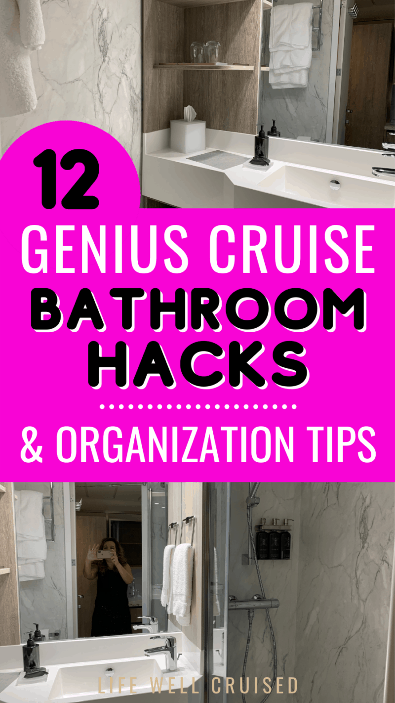 12 Genius Cruise Ship Bathroom Hacks and Organization Tips - Life Well ...