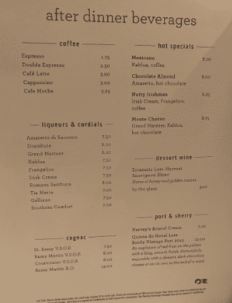 Princess Cruises Dining Room Menus (with food photos) - Life Well Cruised